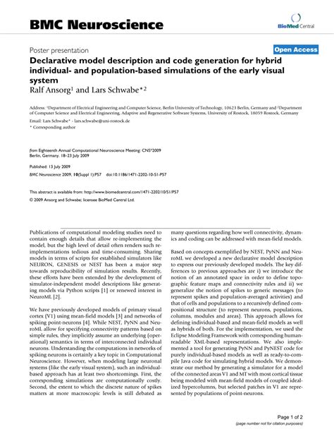 pdf declarative model description and code generation for hybrid individual and population