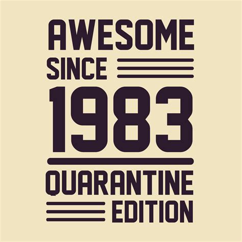 nacido en 1983 cumpleaños retro vintage increíble desde 1983 edición