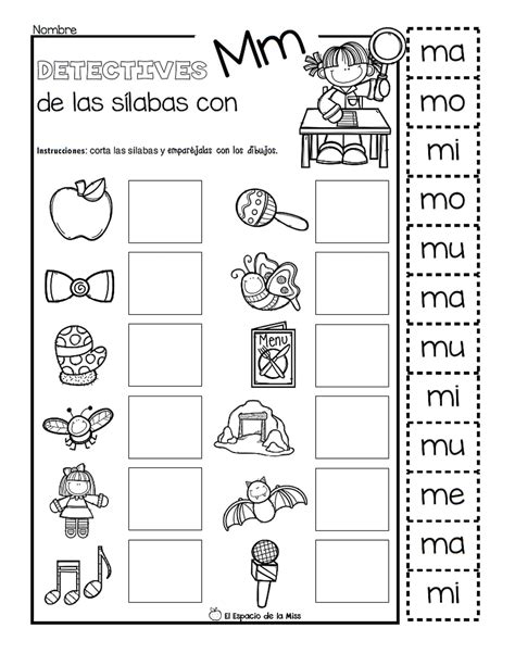 Aprender A Leer Silabas Ma Me Mi Mo Mu El Mono Silabo Otosection