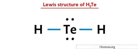 Structure H2Te Lewis en 6 étapes avec images Chemuza