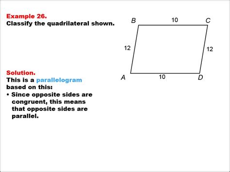math example polygons quadrilateral classification example 26 media4math