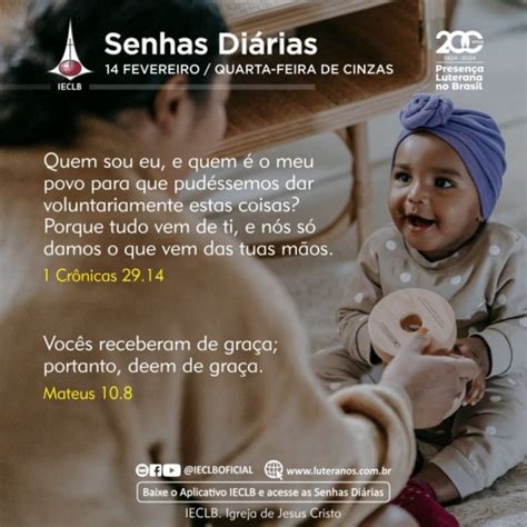 Portal Luteranos Senhas Diárias 14 02 2024