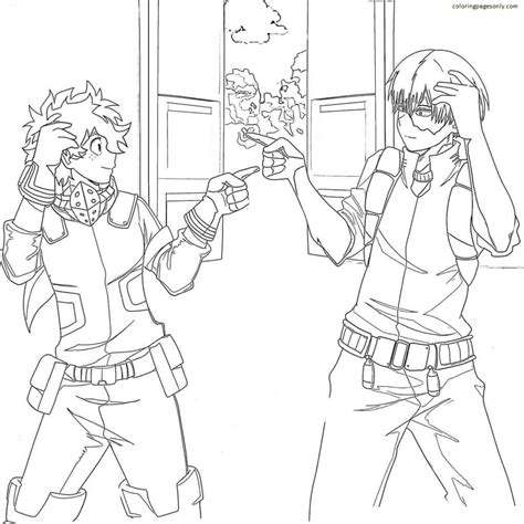 Grande Shoto Todoroki Para Colorir Imprimir E Desenhar Colorir Me