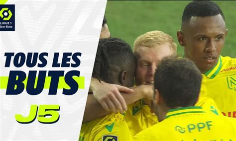 Tous les buts de la 5ème journée Ligue 1 Uber Eats 2023 2024