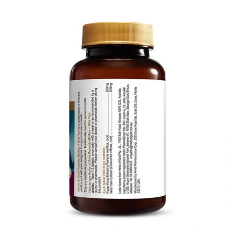 Pueraria Mirifica Wild Yam Supplement Herbs Of Gold Malaysia