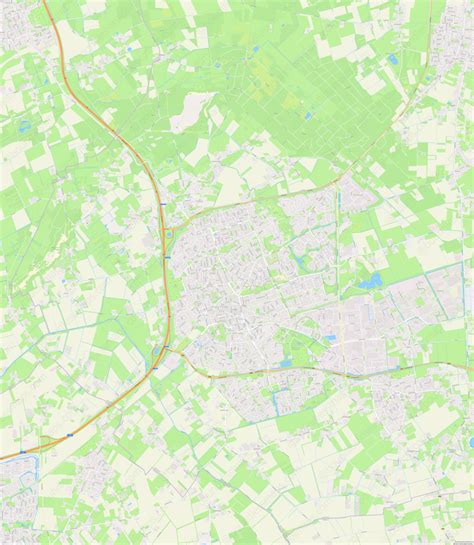 Uden Vector Map Modern Atlas AI PDF Boundless Maps