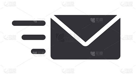 发送邮件邮件图标图标符号矢量插图