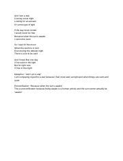 Module Six Lesson One Assignment Your Lines Of Poetry Docx And I Am A