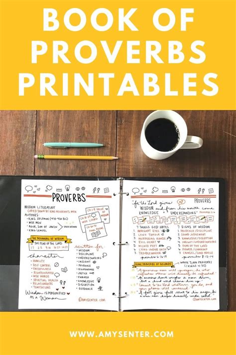 A Few Of My Favorite Proverbs Bible Verses A Printable Study Book