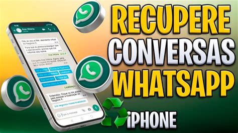 1 Clique Como Recuperar Conversas Apagadas Do WhatsApp IPhone