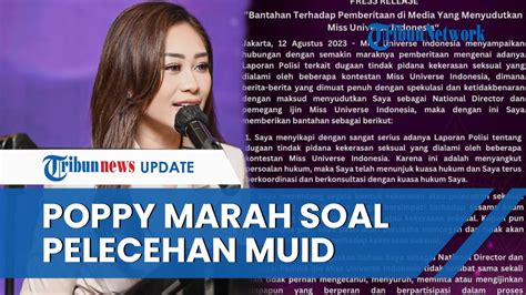Pelecehan Seksual Di MUID Belum Terbukti Poppy Capella Ancam Pihak