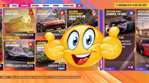 Forza Horizon Weekly Danger Sign Challenge Ridge Crest Complete
