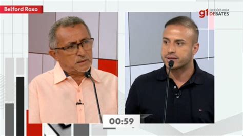 Vídeo Debate Belford Roxo Assis Freitas PSB faz pergunta a Matheus