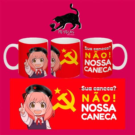 Caneca pernalonga comunista nosso café comunista comunismo