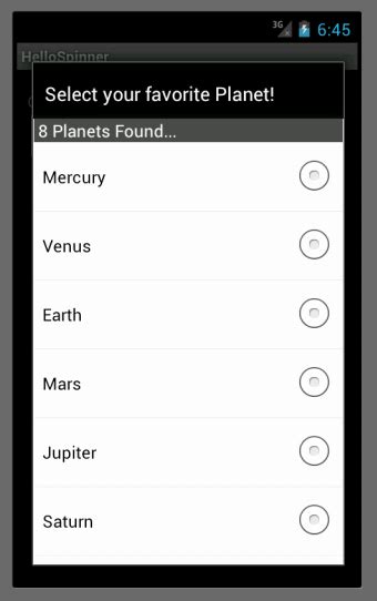 [android] how to make an android spinner with initial text select one syntaxfix
