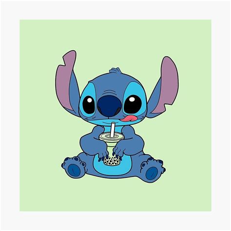 Stitch Boba Wallpapers Wallpaper Cave