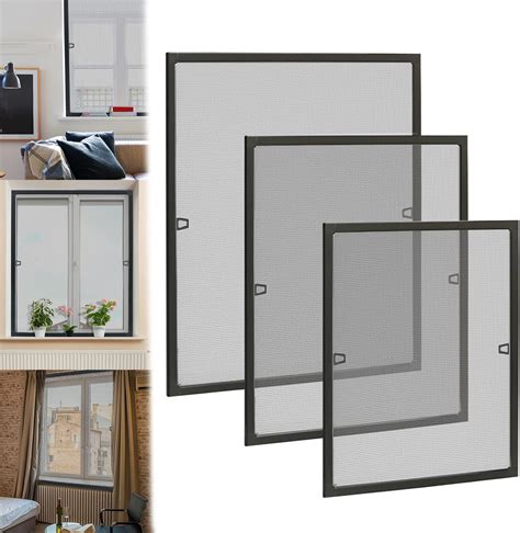 YRHome Moustiquaire pour fenêtre Cadre sans perçage Cadre en