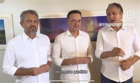 Camilo e Elmano lançam candidatura de Fernando Santana para Juazeiro
