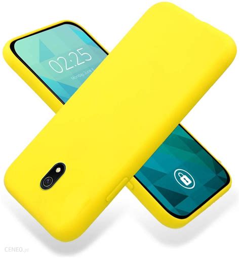 Etui Matowe Do Xiaomi Redmi 8A Case Smooth Żółty Etui na telefon