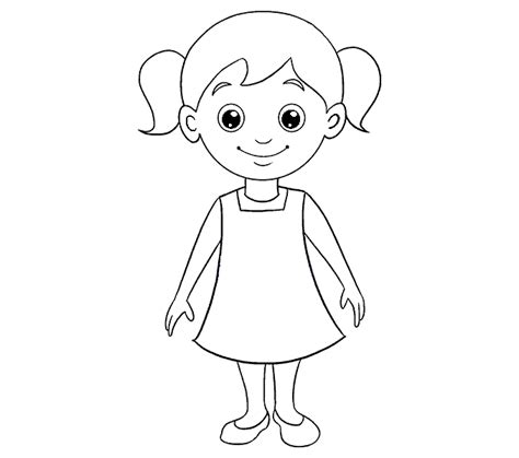 Dessin Facile De Petite Fille NBKomputer
