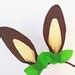 Brown Rabbit Ears Headband Etsy
