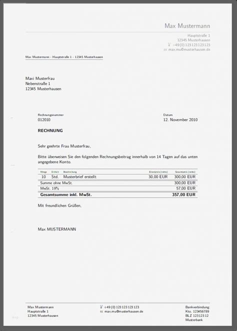 Privatperson Rechnung Schreiben Vorlage Schön Latex Vorlagen Für Briefe