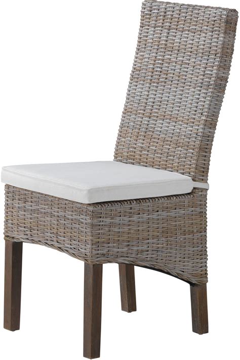Chaise de salle à manger en rotin COMTESSE