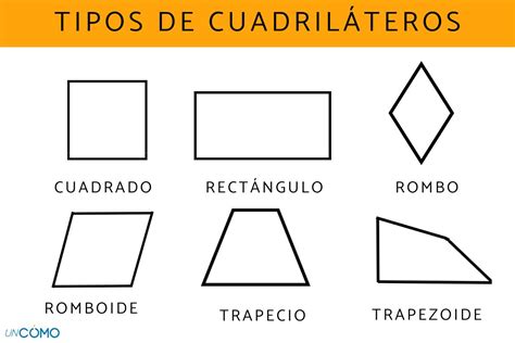 6 tipos de cuadriláteros Aprende sobre qué son sus características y