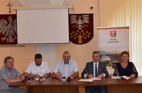 Kolejna Umowa Na Remont Drogi Powiatowej Podpisana Powiat Limanowski