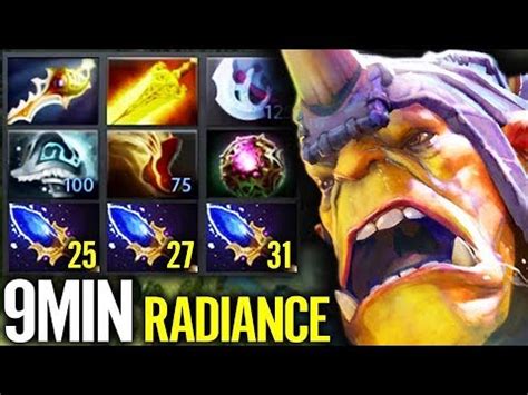 WTF 9 MIN Radiance Fastest Alchemist Farm Dota 2 Insane Farm YouTube