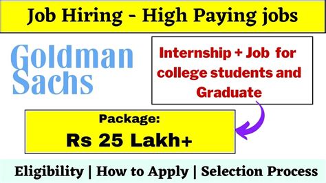 Goldman Sachs Hiring 2022 2023 Batch Internship And Jobs Goldman
