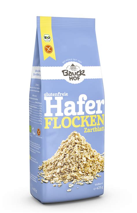 Bauck Mühle Haferflocken Zartblatt glutenfrei Bio 6 x 425g online kaufen