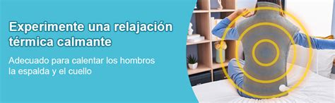 Almohadilla Térmica Espalda Cobija Electrica para Cuello y Hombros con