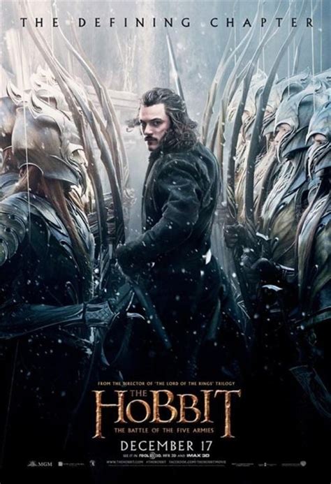 Affiche du film Le Hobbit la Bataille des Cinq Armées Affiche 8 sur