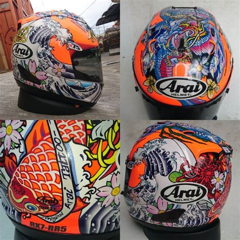 Koi Fish Motorcycle Helmet Informacionpublica Svet Gob Gt
