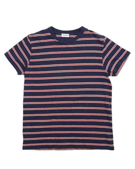 Saint Laurent Paris Saint Laurent Striped T Shirt Grailed