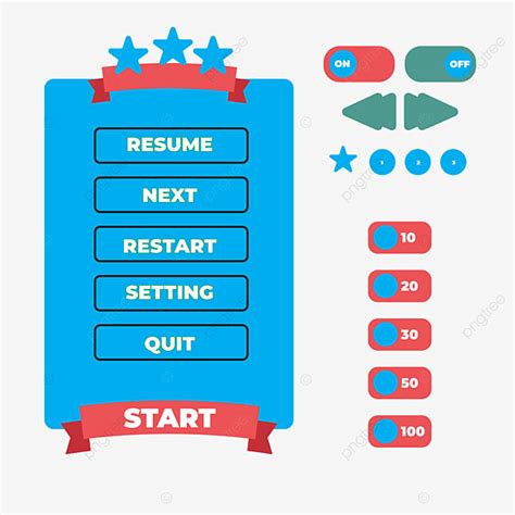 Mobile Ui Interface Vector Hd Images Game Interface Ui Pack Game Ui