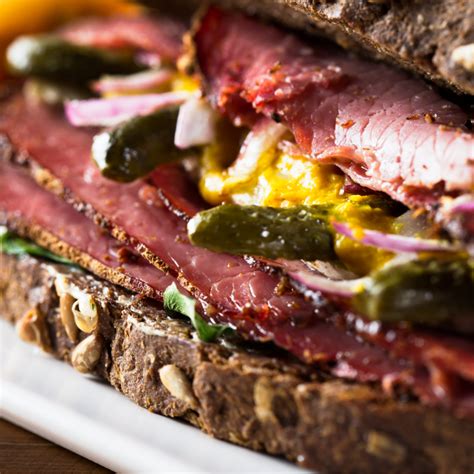 Classic New York Pastrami Sandwich Recipe Meal Plan Weekly