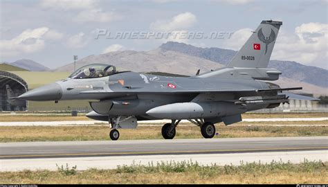 89 0028 Turkish Air Force General Dynamics F 16CJ Fighting Falcon Photo
