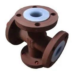 PTFE Lined Tee PTFE Lined Equal Tee Latest Price Manufacturers