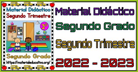 Material didáctico del segundo grado de primaria para el segundo
