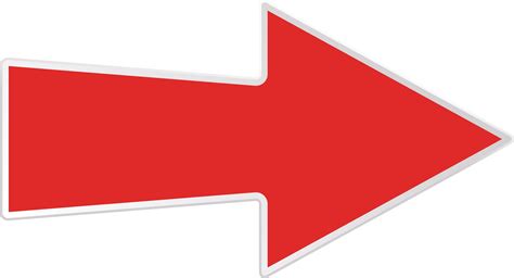Red Right Arrow Transparent Png Clip Art Image Cosas Red Arrow
