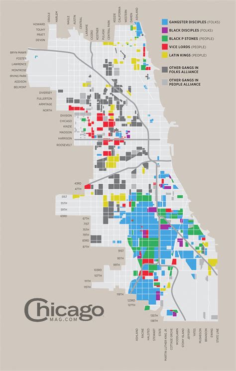 Bloods And Crips Map