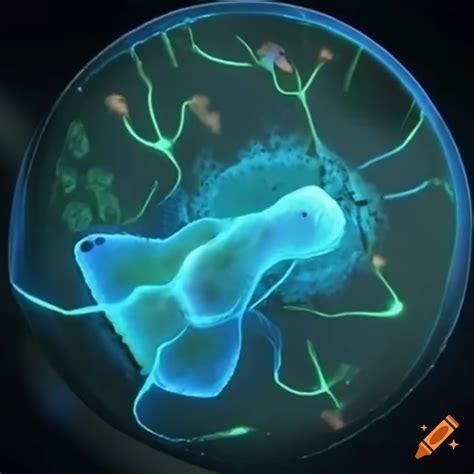 Surreal World With Holographic Navigation And Bioluminescent Energy