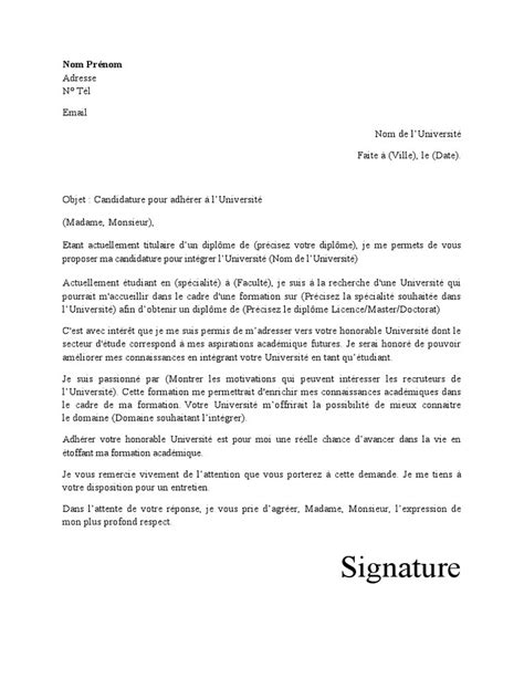 Titre Modèles de Lettres de Motivation pour Master 1 en Format PDF