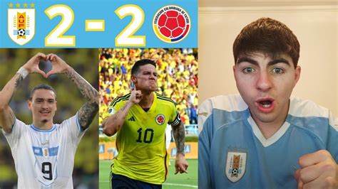 REACCIONANDO A URUGUAY VS COLOMBIA REACCION DE URUGUAYOS