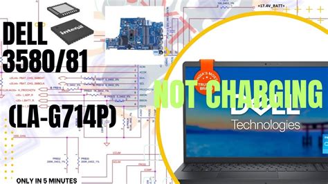 Dell Laptop La G P No Power Not Charging Charging Ic Change Youtube