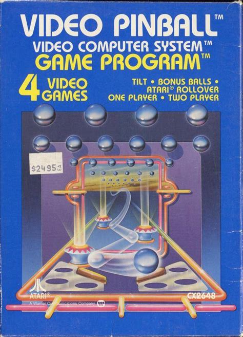 Jogo Video Pinball Para Atari Dicas An Lise E Imagens
