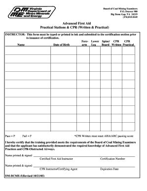 Fillable Online Dmme Virginia Example Manifest Form Manifest Form