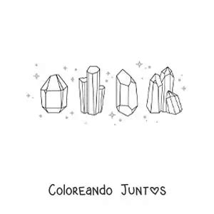15 Dibujos De Gemas Y Piedras Preciosas Para Colorear Gratis